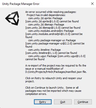 Image result for Why Is My Unity Project Not Valid