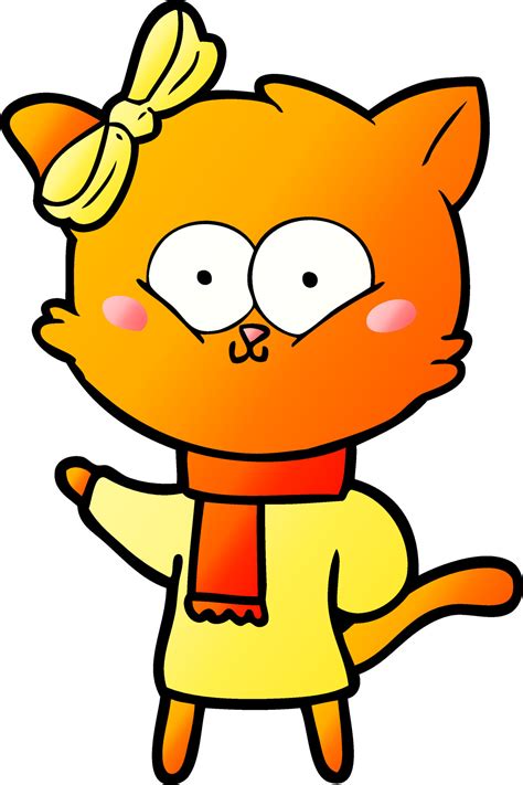Image result for Cartoon Cat Vector