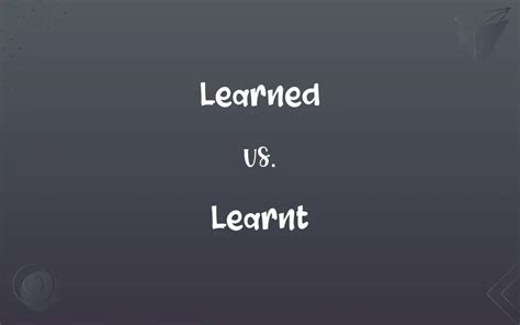 Image result for Learned Difference Definition