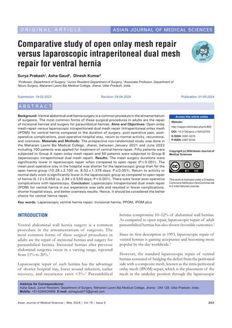 Image result for Open Mesh Repair