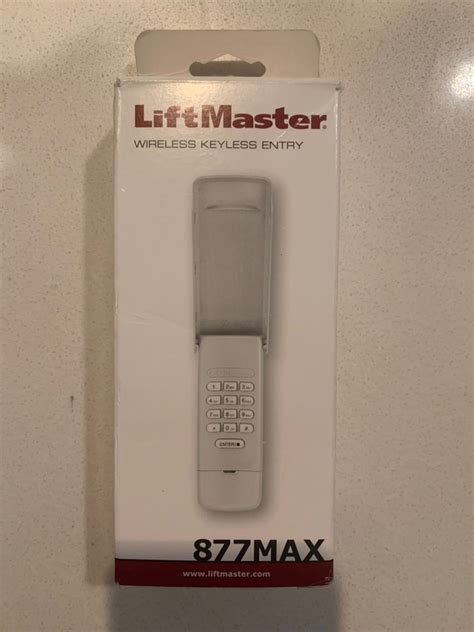 Image result for program.The Liftmaster 877Max Keypad