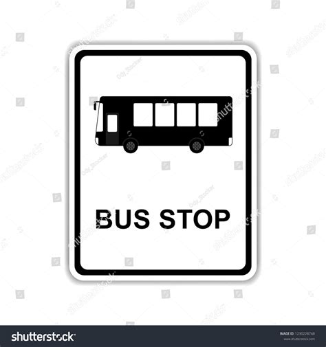 Image result for Bus Stop Sign