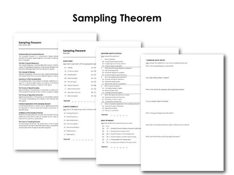 Image result for Sampling Theorem Gate