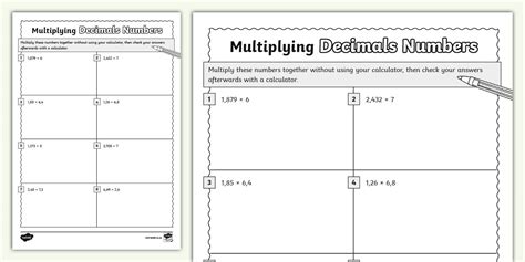 Image result for Multiplying Decimal Numbers