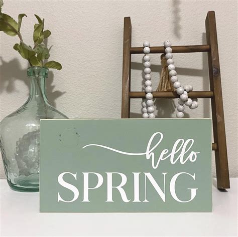 Image result for Hello Spring Square Sign
