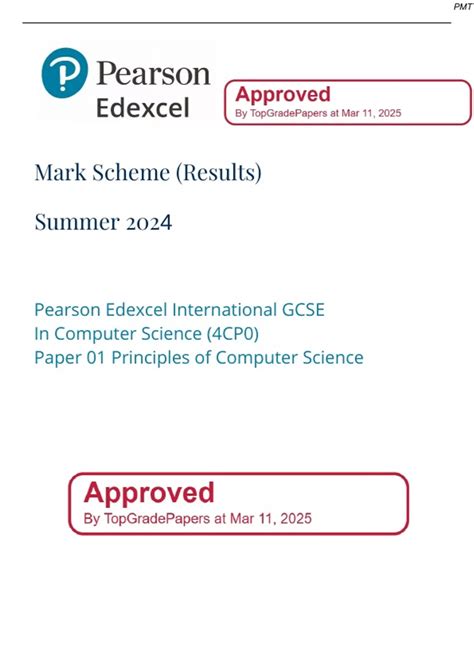 Image result for Total Mark of Edexcel Computer Science