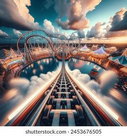 Image result for Roller Coaster Front View