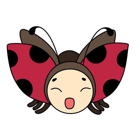 Image result for Ladybug Simple Drawing