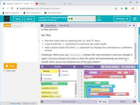 Image result for Code.org Lesson 15 Keyboard Input Answers