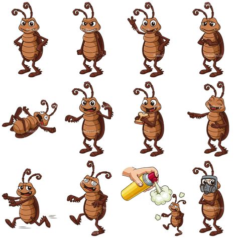 Image result for Cockroach Cartoon Images