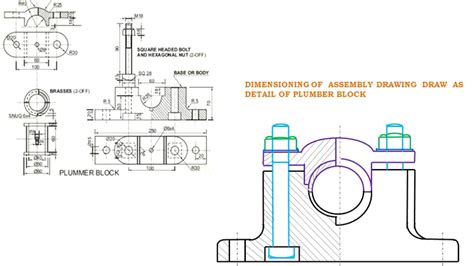 Image result for Plummer Block Machine Drawing