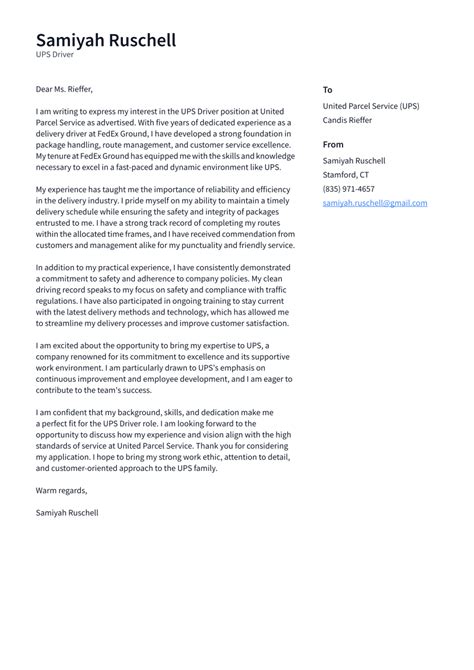 Image result for UPS Driver Resume Examples