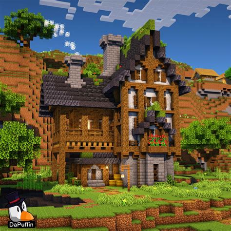 Image result for Small Medieval House Minecraft Tutorial