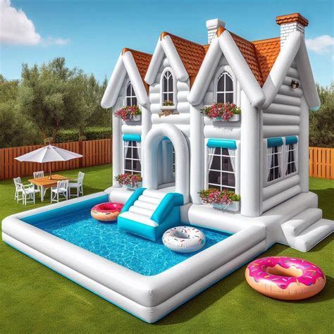 Image result for Doll House Inflatable Pool