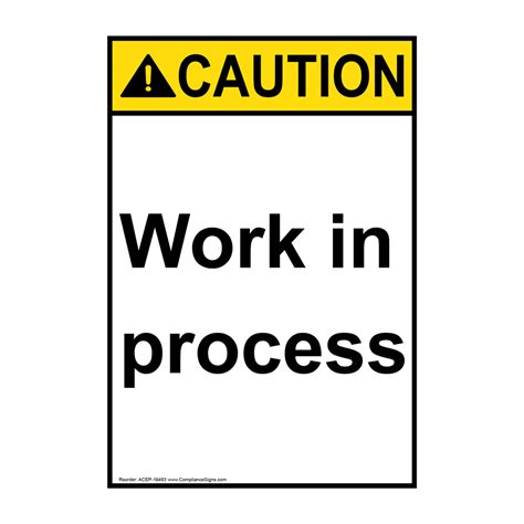 Image result for Work in Process Sign