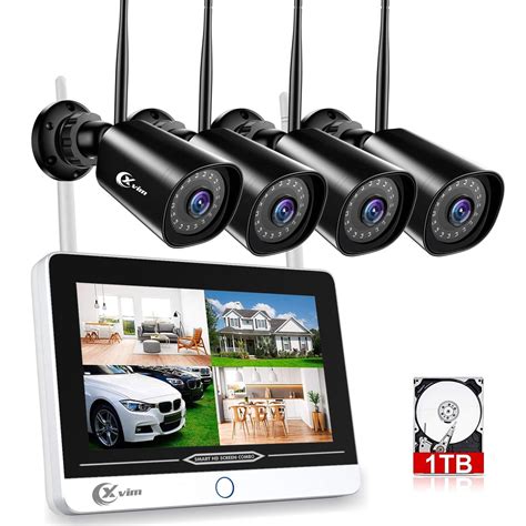 Wireless Security Camera System with 12’’ Monitor – XVIMTech