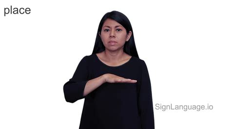 Image result for Place Sign Language
