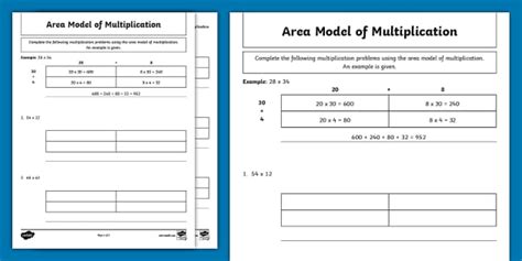 Image result for Area Model for Multiplying Mixed Numbers Worksheet Grade 5