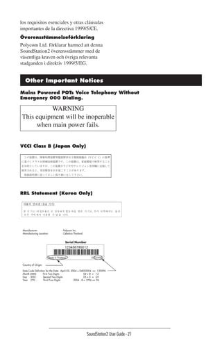 Image result for Polycom SoundStation 2 Phone User Guide