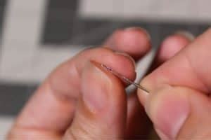 Image result for How to Thread Needle with 1 Strand