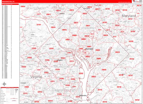 Image result for DC Zip Code Map