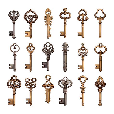 Image result for Cartoon Key Drawing