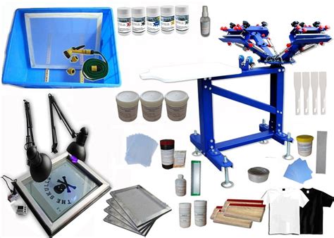 Image result for Semi-Pro 4 Color Screen Printing Kit