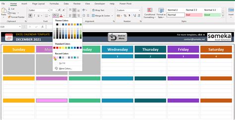 Image result for Dynamic Calendar Excel