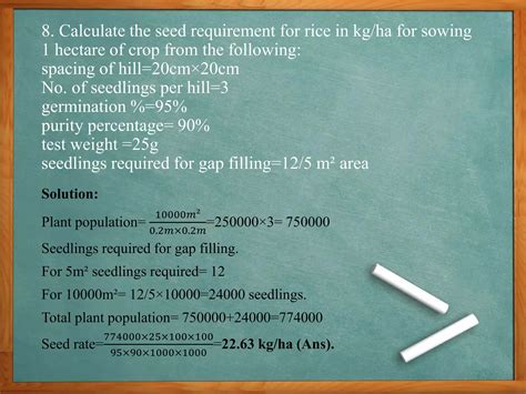 Image result for Seed Replacement Rate Formula