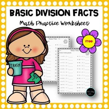 Image result for Basic Math Facts Division Worksheet