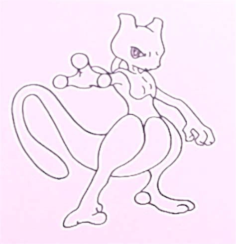 Image result for Draw Mewtwo Easy