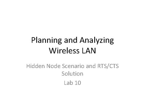 Image result for Hidden Node Problem