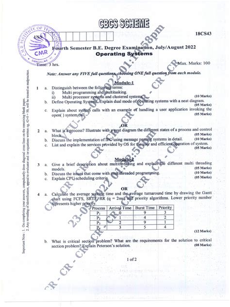 Image result for Operating System VTU