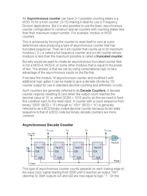 Image result for Mod 6 Asynchronous Counter Graph Diagram
