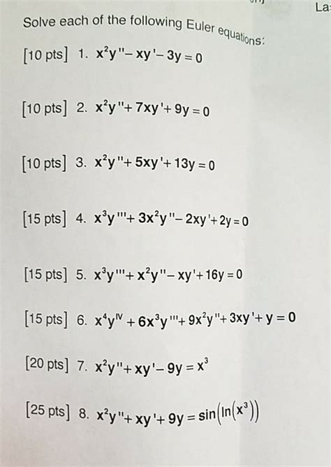 Image result for Solving Euler Equations