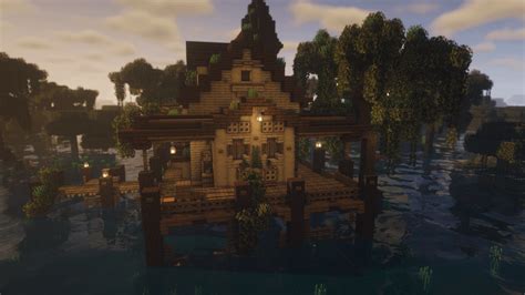 Image result for Minecraft Swamp House Design