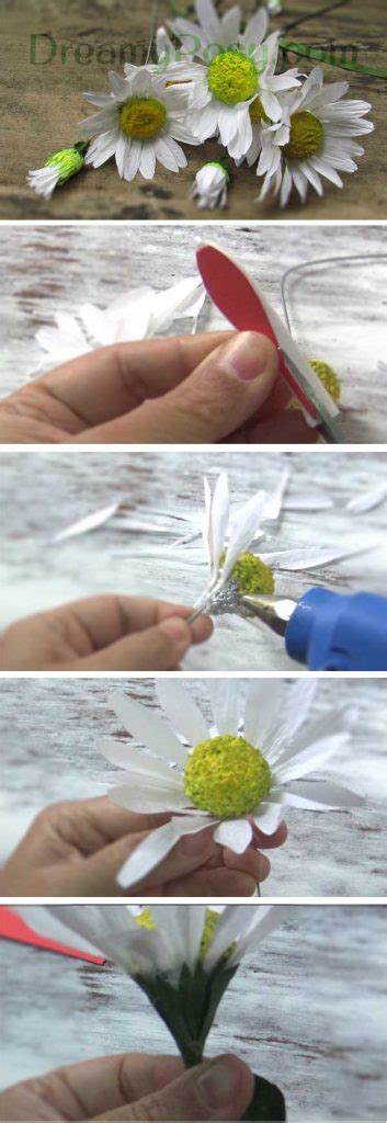 Image result for Large Tissue Paper Daisy Tutorial