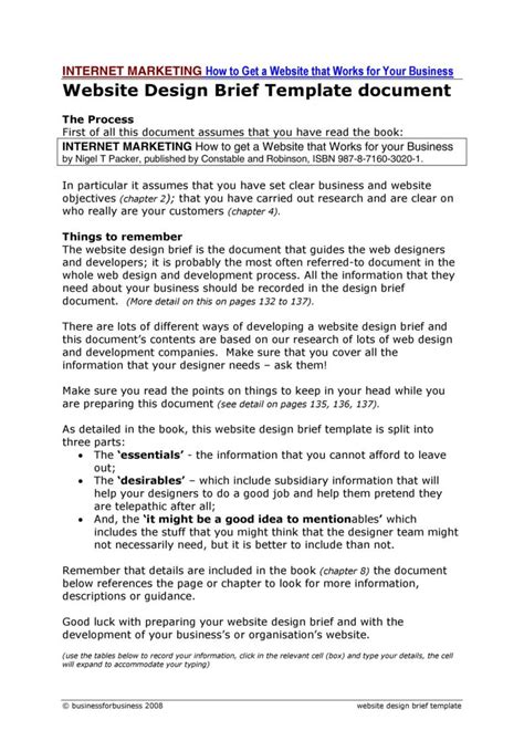 Image result for Design Brief Format