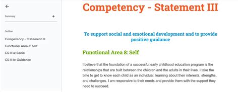 Image result for Competency Statement 6 CDA