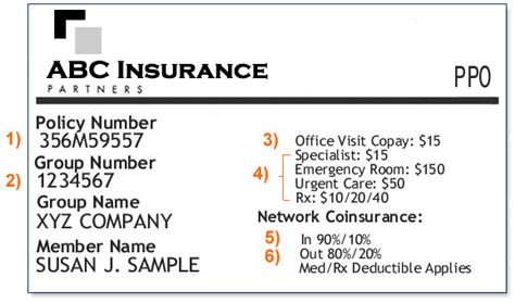 Image result for AmFirst Insurance Card Example