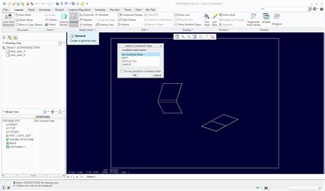 Image result for Flat Pattern Drawing Creo