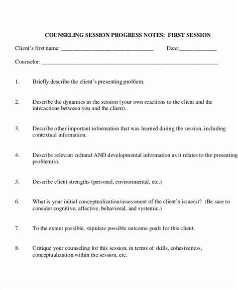 Image result for Client Notes Template Example