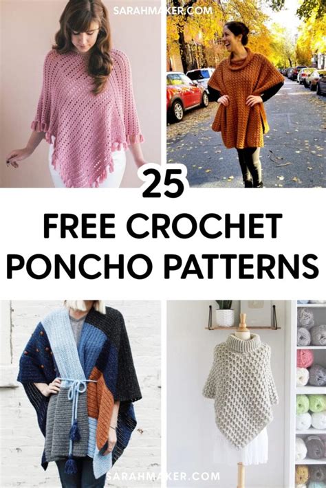 Image result for Crochet Poncho Patterns