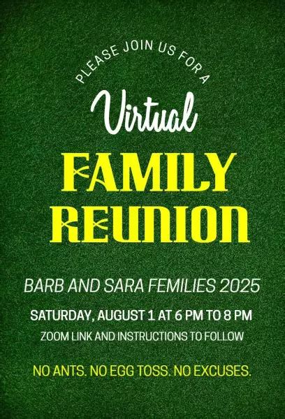 Image result for Family Reunion Event Program