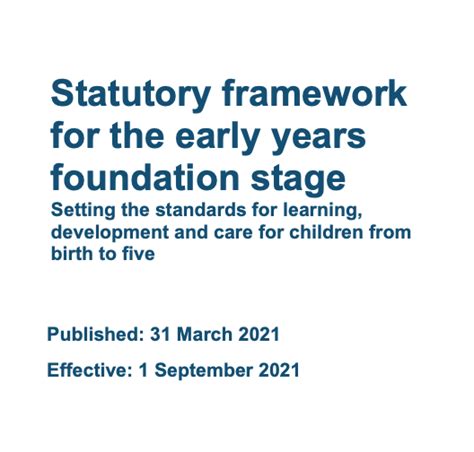 Image result for EYFS Framework Explained