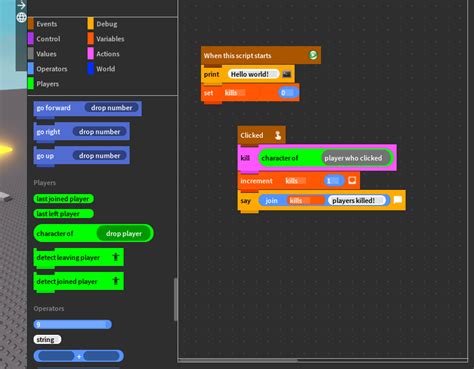 Image result for Roblox Block Coding Plugin
