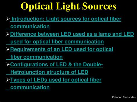 Image result for Light Sources of Optical Fiber