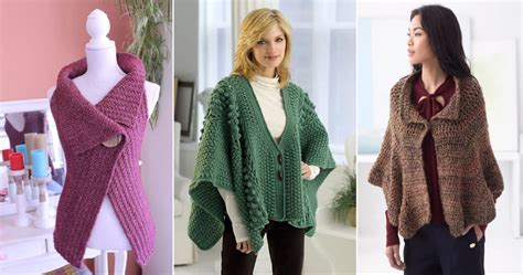 Image result for One-Button Crochet Wrap Pattern
