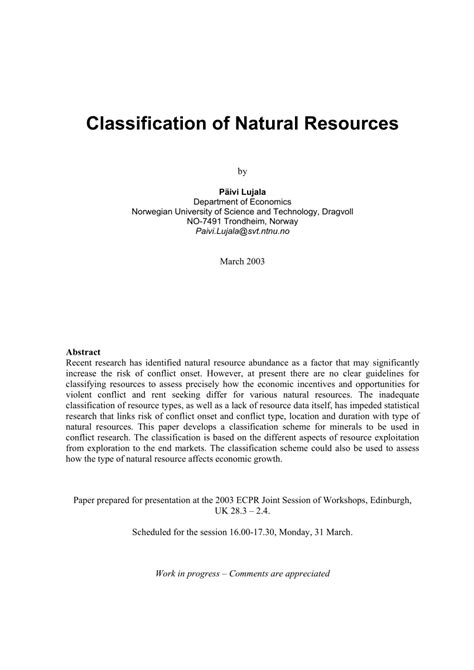 Image result for Classification of Natural Resources
