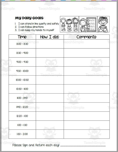 Image result for Behavior Management Chart